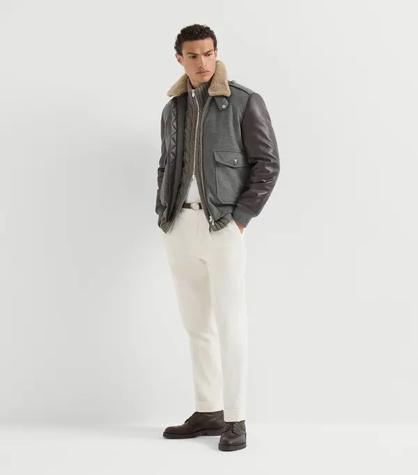 Brunello Cucinelli Cashmere Bomber Jacket