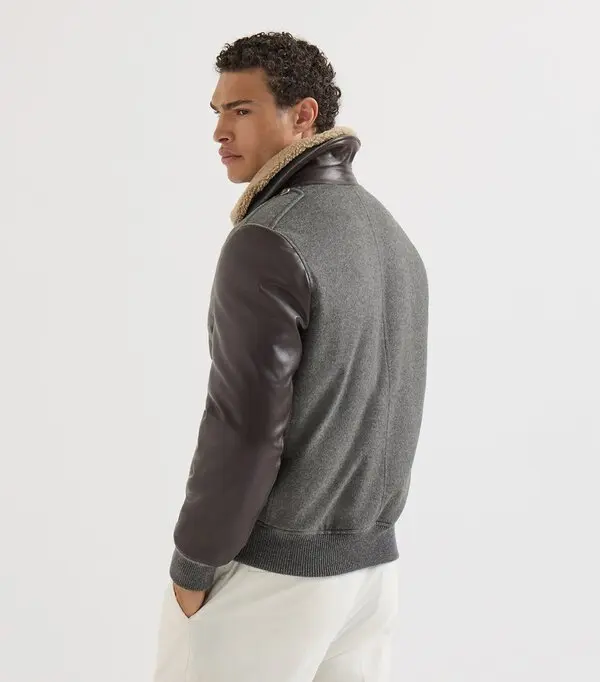 Brunello Cucinelli Cashmere Bomber Jacket