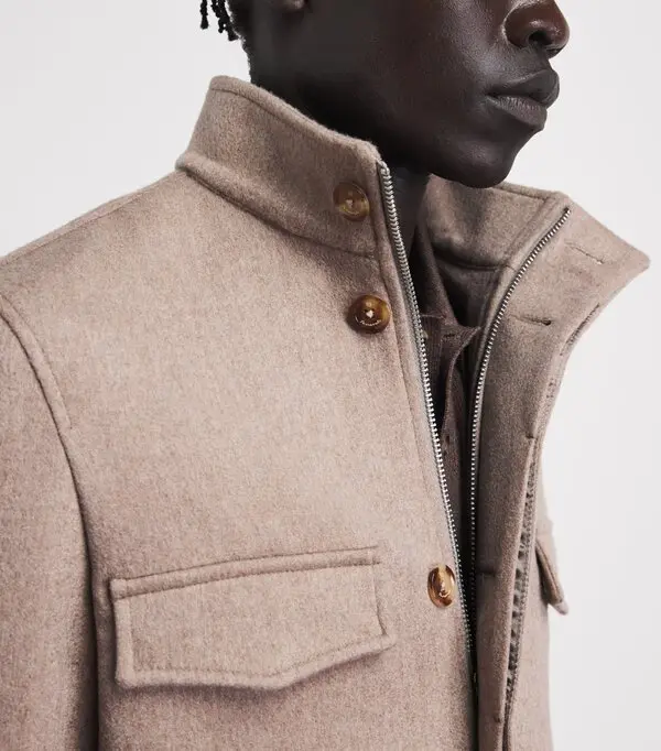 Marco Pescarolo Stretch Cashmere Field Jacket