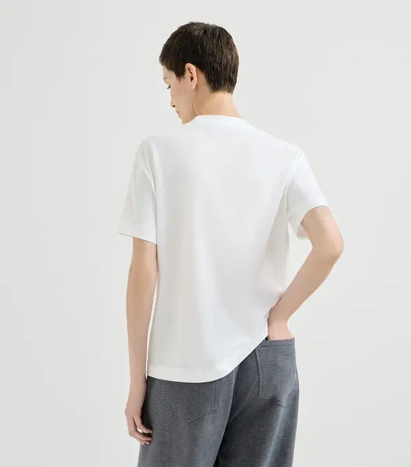 Brunello Cucinelli Cotton Monili-trim T-shirt