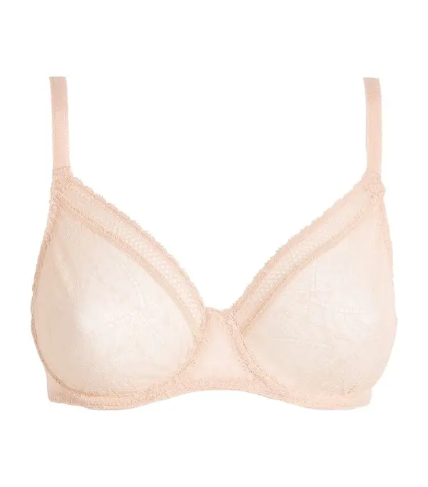 Simone Perele Lace Comète Plunge Bra - Nude