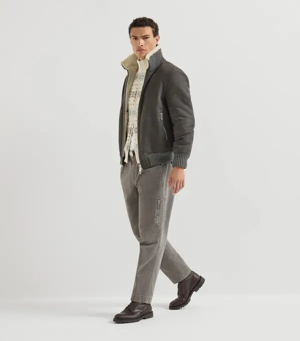 Brunello Cucinelli Cotton High-neck Long-sleeve T-shirt