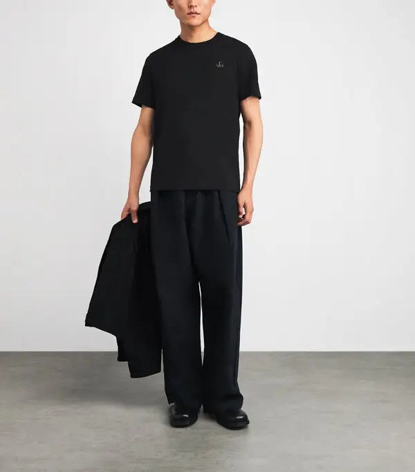 Moose Knuckles Cotton Logo T-shirt - Black