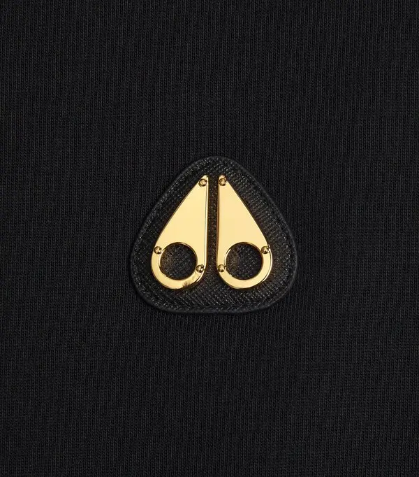 Moose Knuckles Cotton Logo T-shirt - Black