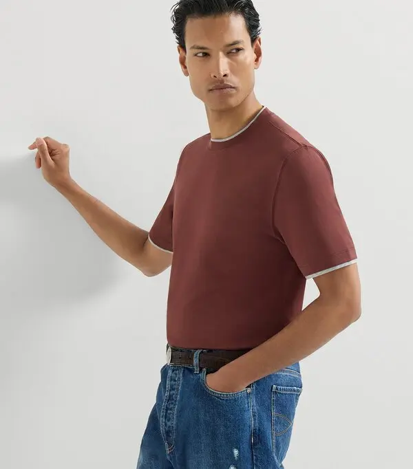 Brunello Cucinelli Cotton Faux-layer T-shirt