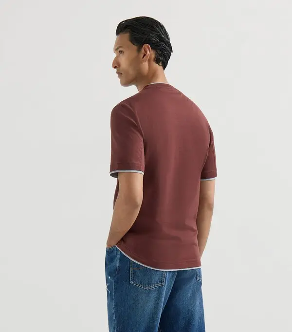 Brunello Cucinelli Cotton Faux-layer T-shirt