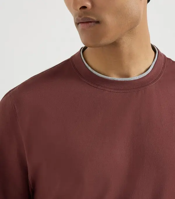 Brunello Cucinelli Cotton Faux-layer T-shirt