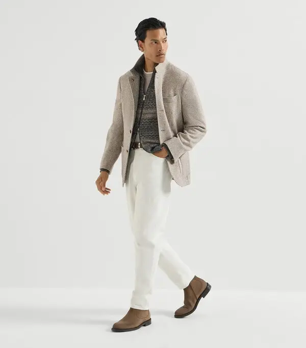Brunello Cucinelli Cotton Faux-layer T-shirt - Grey