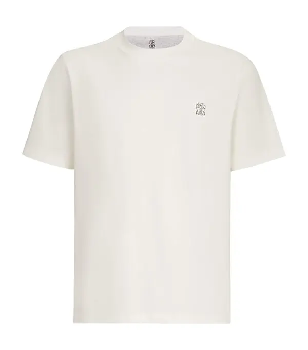 Brunello Cucinelli Cotton Logo T-shirt