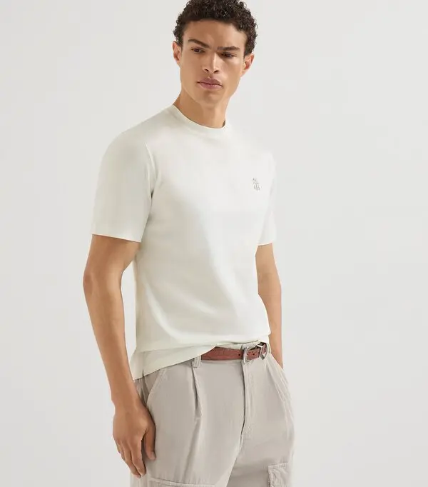 Brunello Cucinelli Cotton Logo T-shirt