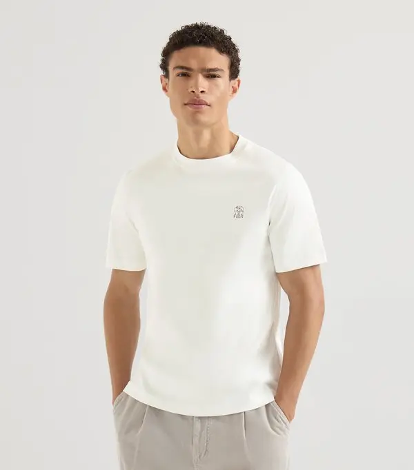 Brunello Cucinelli Cotton Logo T-shirt