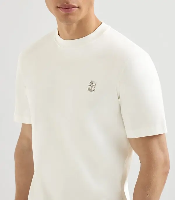 Brunello Cucinelli Cotton Logo T-shirt
