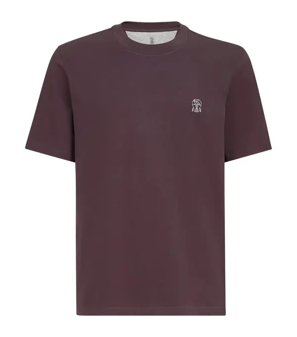 Brunello Cucinelli Cotton Logo T-shirt