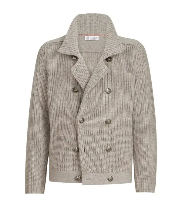 Brunello Cucinelli Cashmere Double-breasted Cardigan