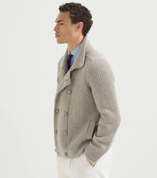 Brunello Cucinelli Cashmere Double-breasted Cardigan