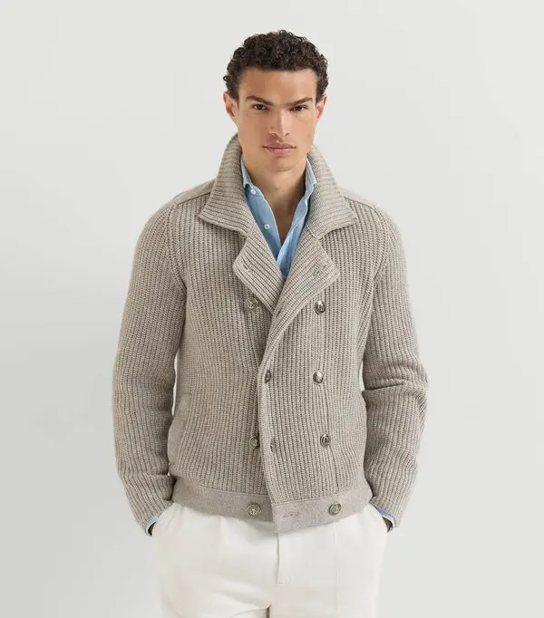 Brunello Cucinelli Cashmere Double-breasted Cardigan