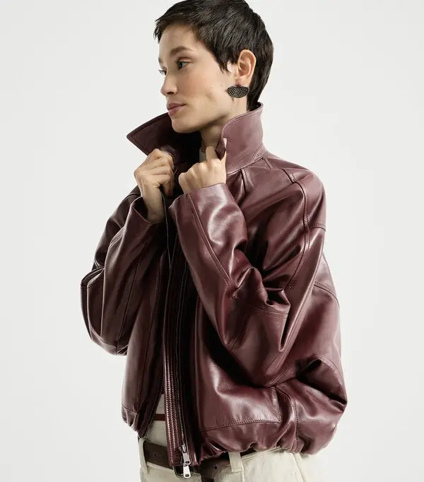 Brunello Cucinelli Nappa Leather Jacket