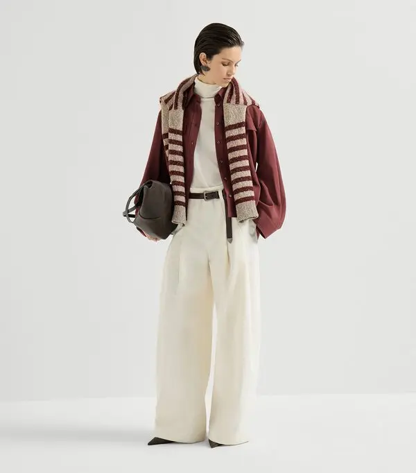 Brunello Cucinelli Virgin Wool-blend Twill Shirt