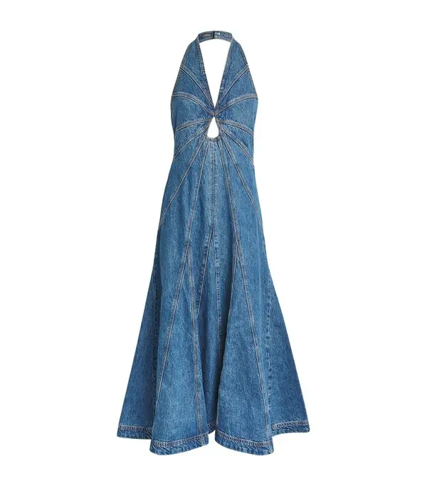 Cult Gaia Rowyn Midi Denim Dress