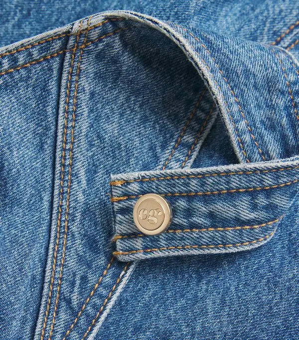 Cult Gaia Rowyn Midi Denim Dress