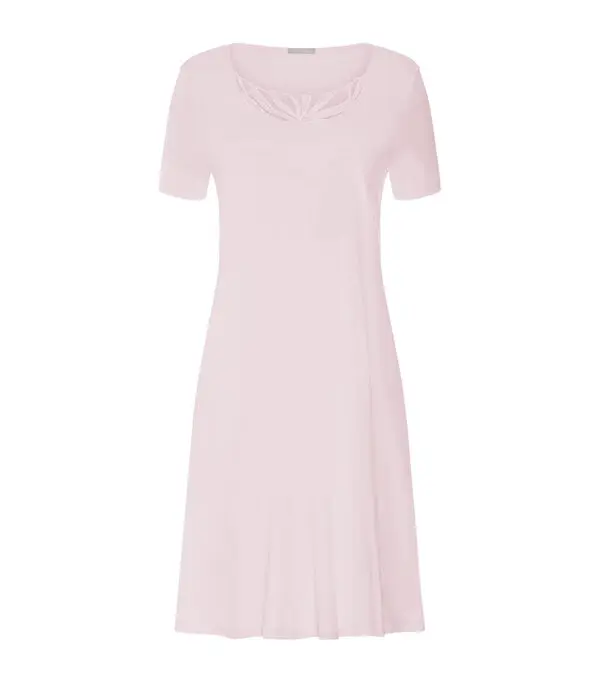 Hanro Cotton Rosaria Short-sleeve Dress