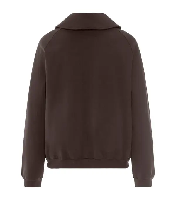 Hanro Cotton Natural Living Zip-up Cardigan