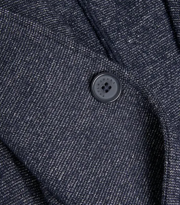 Paul & Shark Virgin Wool-linen Knitted Overshirt