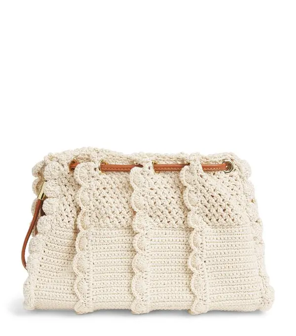 Ulla Johnson Small Crochet Adria Clutch Bag
