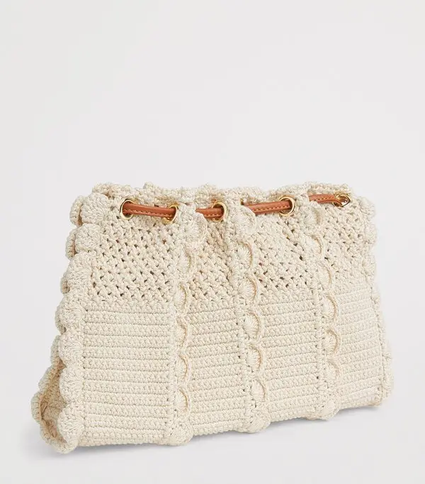 Ulla Johnson Small Crochet Adria Clutch Bag
