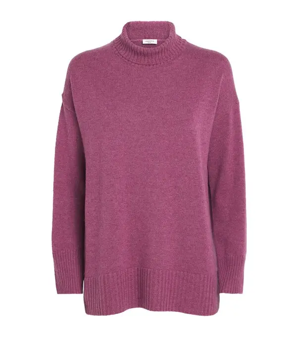 Lafayette 148 New York Cashmere Funnel-neck Sweater