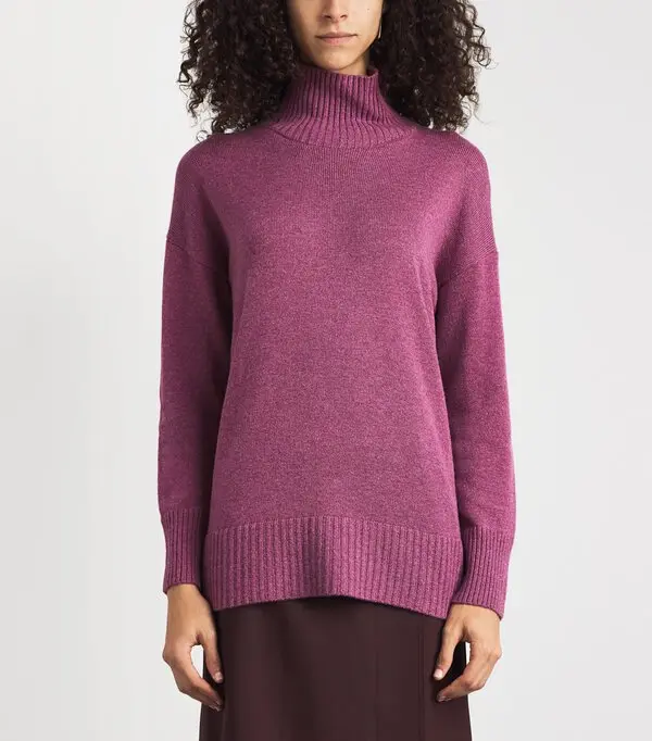 Lafayette 148 New York Cashmere Funnel-neck Sweater