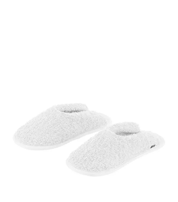 ABYSS & HABIDECOR Egyptian Cotton Superpile Slippers - White