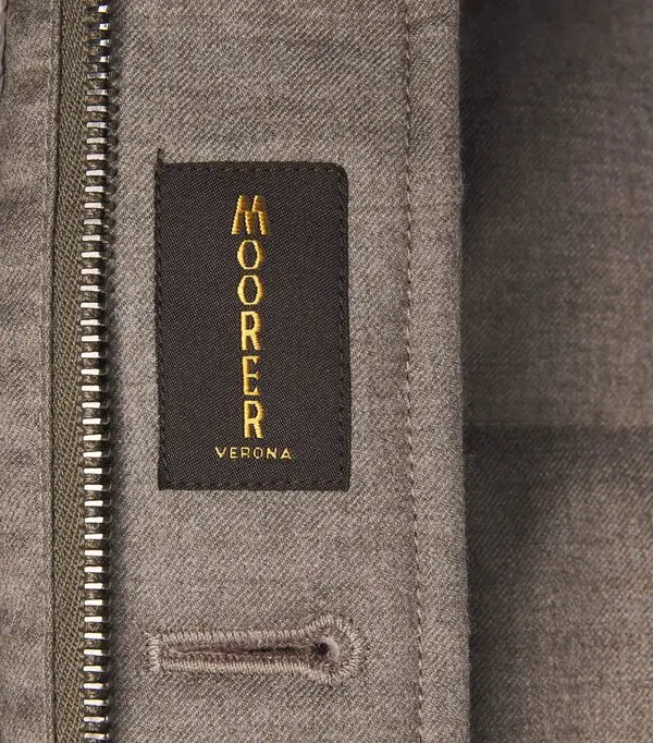MOORER Fur-trim Fantoni Down Jacket