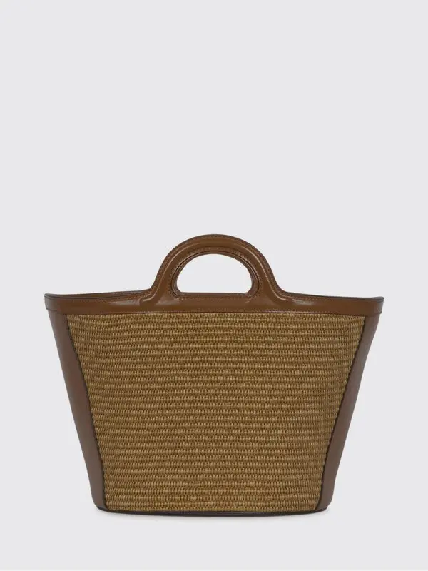 Marni Tropicalia Leather And Raffia Bag