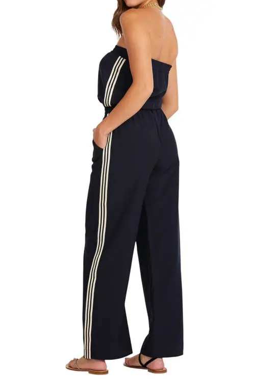 BISHOP + YOUNG Jagger Strapless Jumpsuit - Indigo