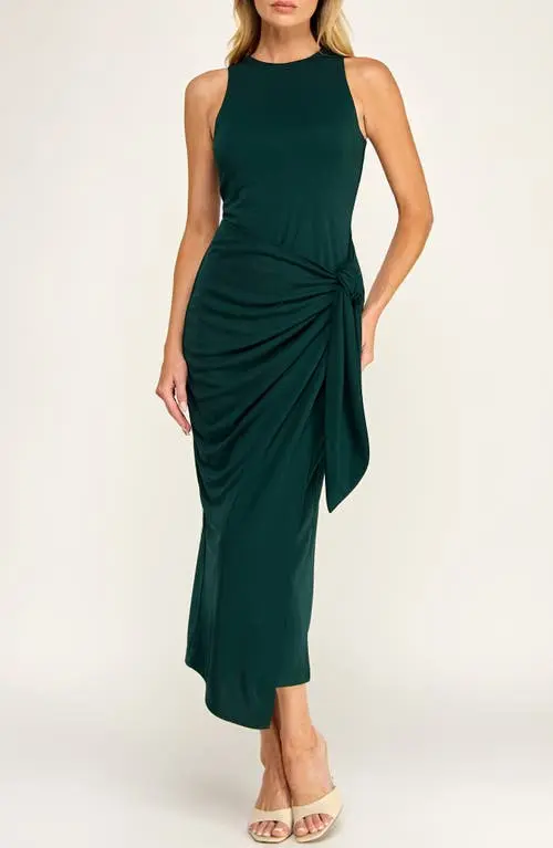 SOCIALITE Wrap Front Knit Midi Dress