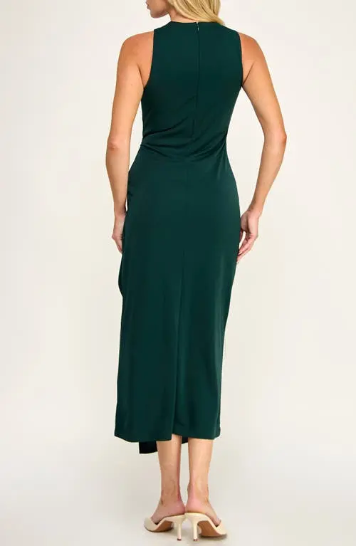 SOCIALITE Wrap Front Knit Midi Dress