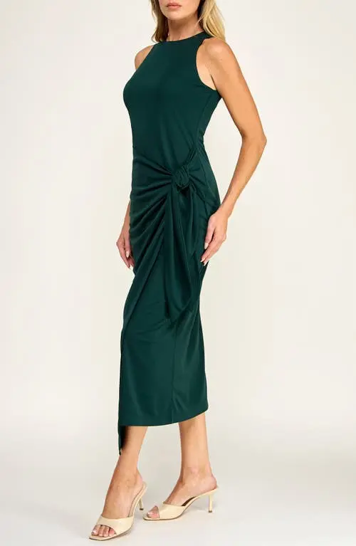 SOCIALITE Wrap Front Knit Midi Dress