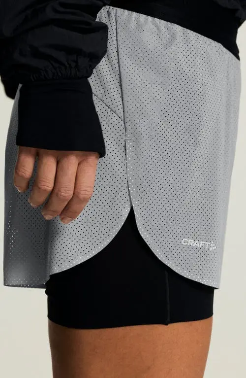 CRAFT Reflective Performance Running Shorts