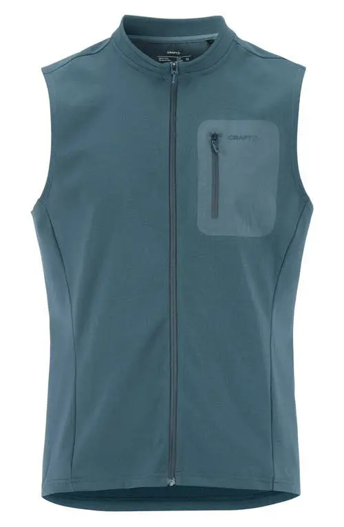 CRAFT Speed Full Zip Performance Midlayer Vest - Real