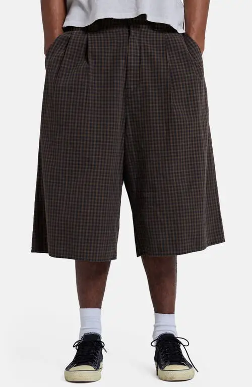 JADED LONDON Goliath Pleated Xl Check Shorts