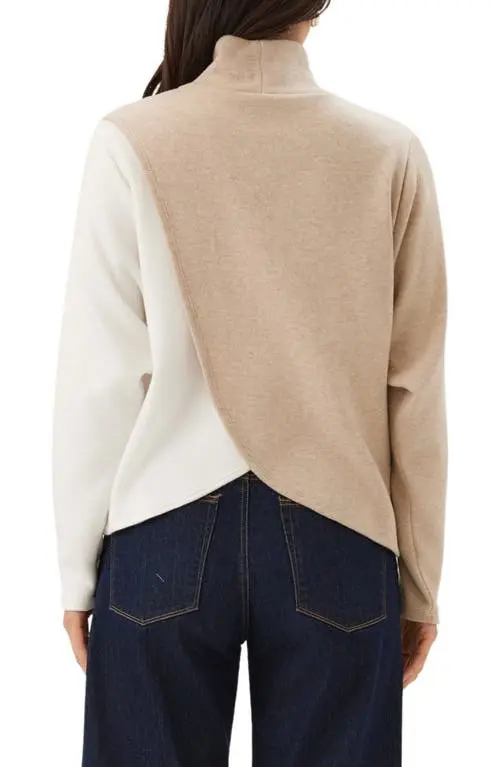 Karen Kane Crossover Colorblock Top