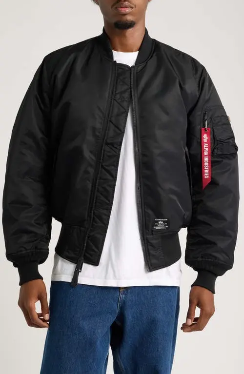 Alpha Industries Ma-1 Heritage Flight Bomber Jacket - Black