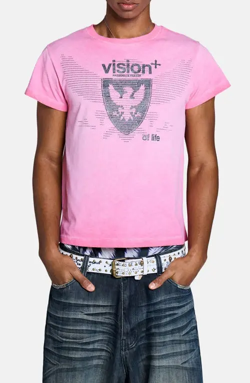 JADED LONDON Washed Vision Graphic T-shirt