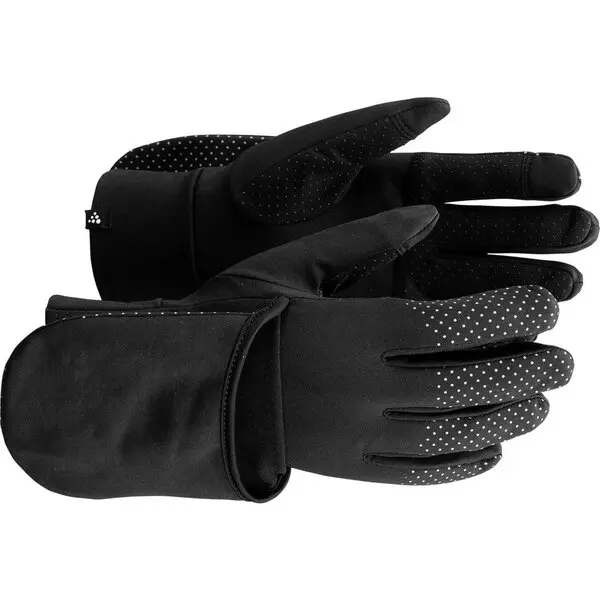 CRAFT Lumen Fleece Hybrid Gloves - Black