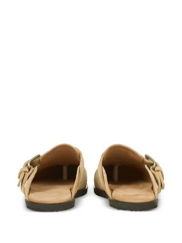 MAISON MARGIELA Suede Leather Tabi Slippers - Multicolor