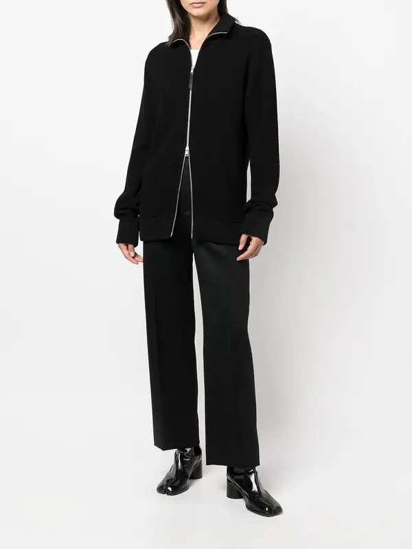 MAISON MARGIELA Wool Zipped Cardigan