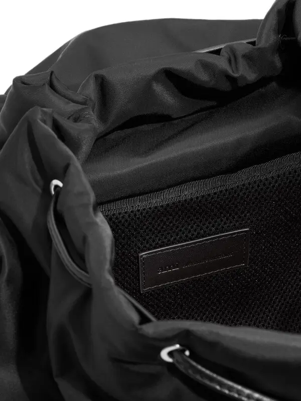 AMI Paris Marcel Nylon Backpack