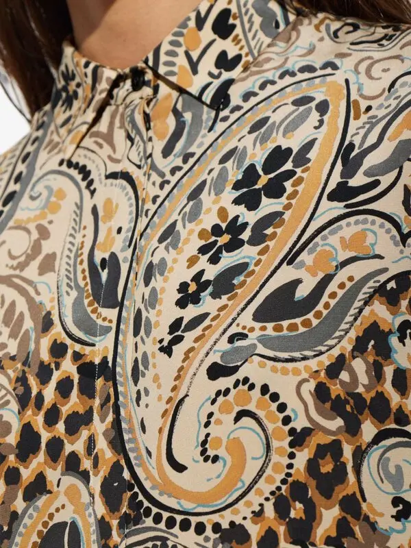 Etro Printed Silk Shirt