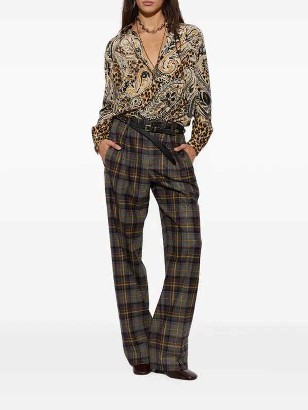 Etro Printed Silk Shirt